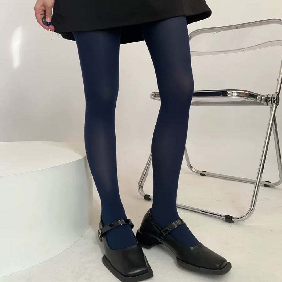 Generic Burgundy Stockings Micro-Pressure Tight Stockings Matte ...