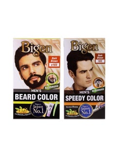 Bigen Beard 103 & Men’S Speedy Hair Color 103 (Pack Of 2) | Yellow ...