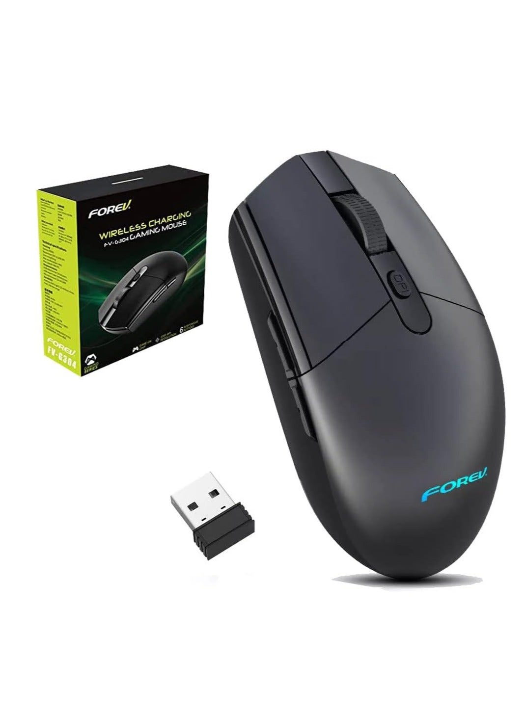 Forev V-G304 Wireless Gaming Mouse For PC | AA Battery | 2.4 GHZ with ...