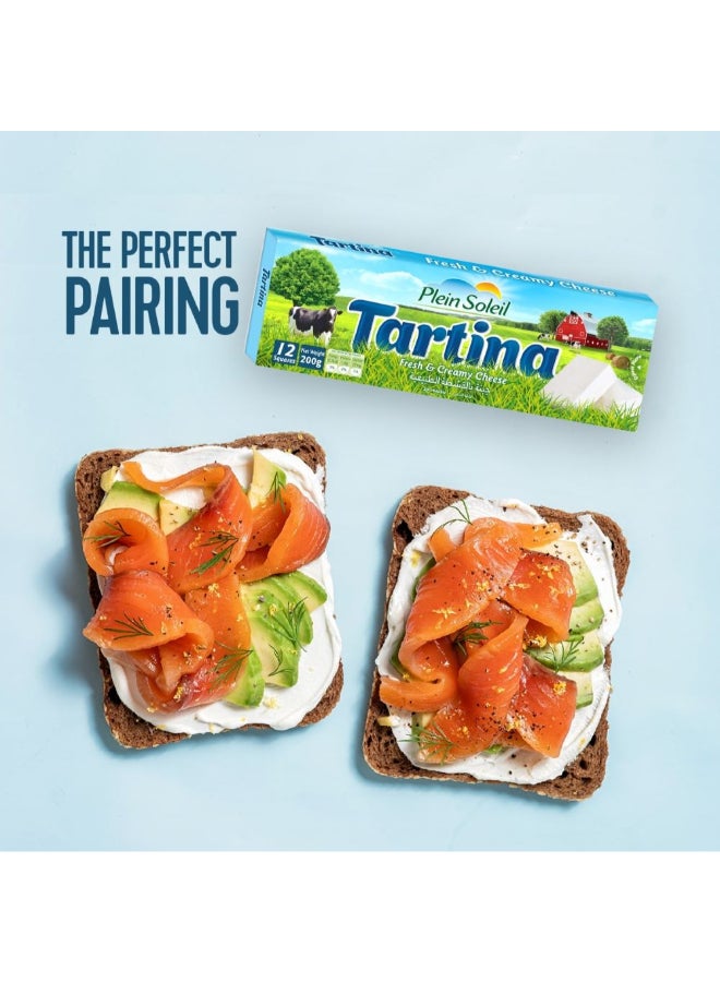 Buy Plein Soleil Tartina Cream Cheese 12 Squares Online | 15 Minutes ...
