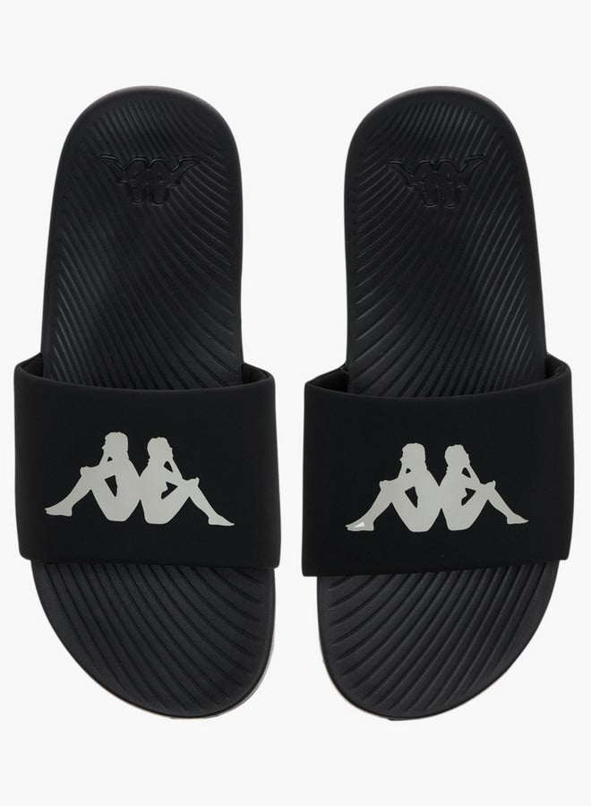 Kappa Men's Logo Print Slip-On Slides | Best Price KSA | Riyadh, Jeddah