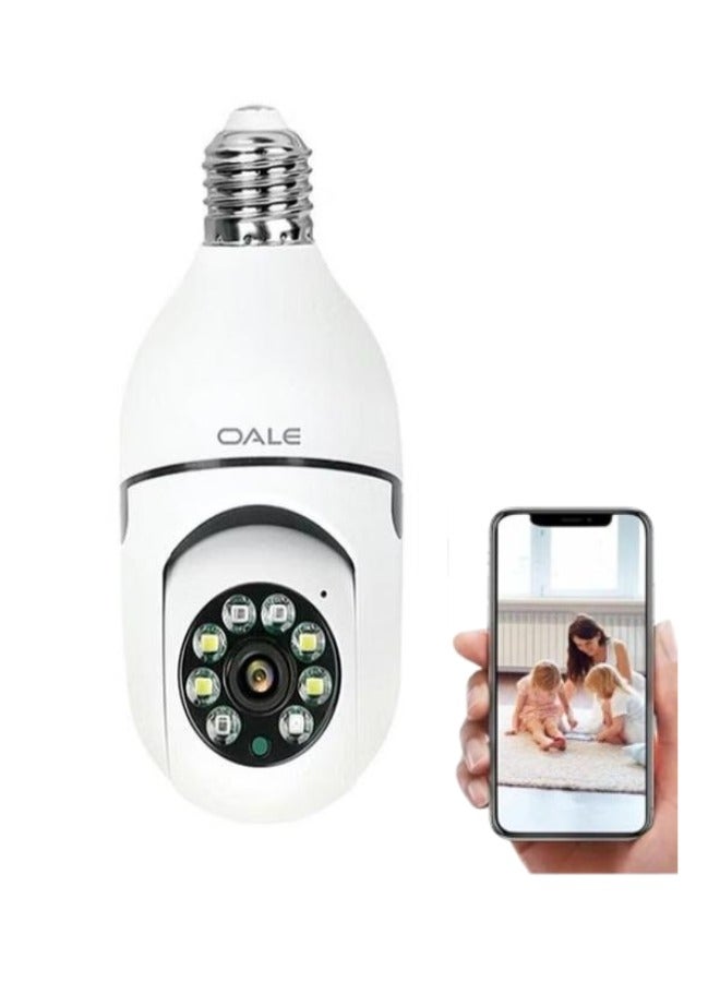 OALE Oale Ihome 02 smart camera Light Bulb Security Camera,HD Home Wifi ...