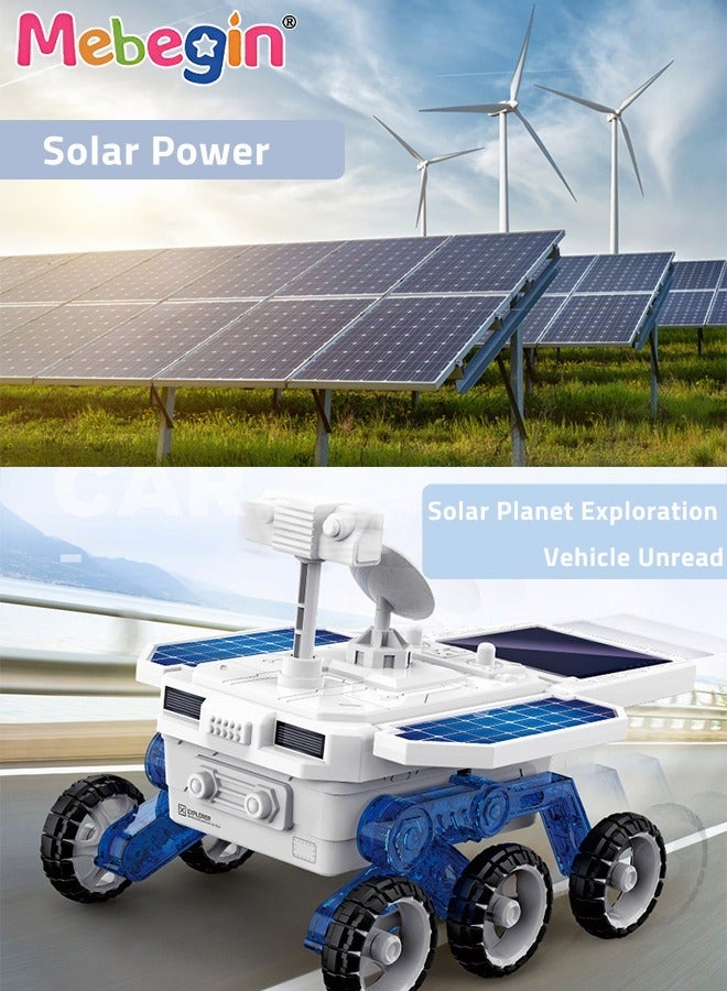 MEBEGIN DIY Solar Planet Exploration Car Toy with Rotatable Detection ...