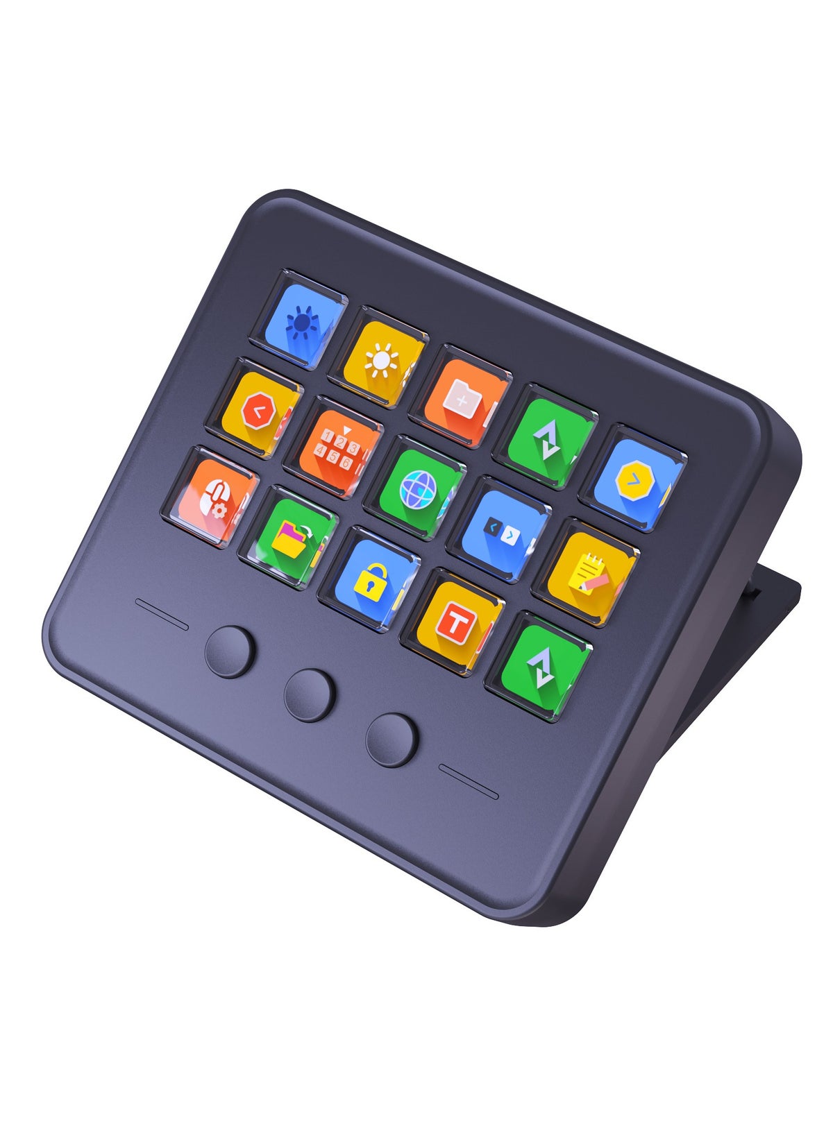 MiraBox Mirabox Visual Custom Keyboard – Streamdeck with 15 LCD Keys + 3 Buttons, Smart Console ...