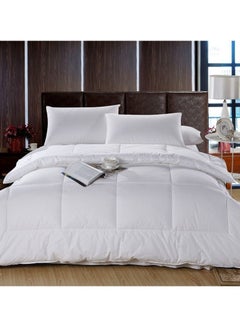 Donetella Hotel Comforter 6 Piece Set King Size Plain Squares Box ...