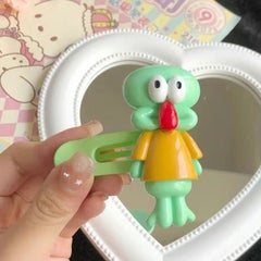 Generic Cute SpongeBob Cartoon Hair Clips Squidward Grab Clip | Best ...