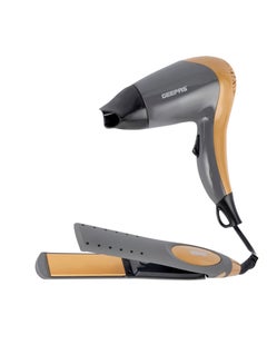GEEPAS Hair Dryer & Straightener Combo, Dryer With DC Motor, 2 Speed ...