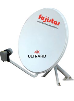 fujistar Fujistar 4K Ultra HD Satellite Dish 90cm - High-Performance ...