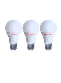 El Sewedy ELSEWEDY Classic LED Bulb E27, 6500 Kelvin, 2300 Lumen (White, 24 Watt, 3 Pieces ...