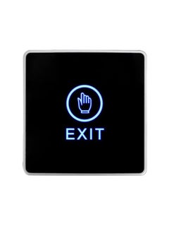 Rubik Touchless Exit Button Switch Square 86x86mm Surface Mount, No Touch Door Infrared Sensor ...