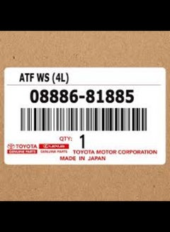 TOYOTA Genuine Toyota ATF WS 4 Ltr 08886-81885 Automatic Transmission ...
