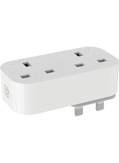 UanTii Smart Plug Tuya WIFI Dual Socket Timing Schedule Wireless Smart ...
