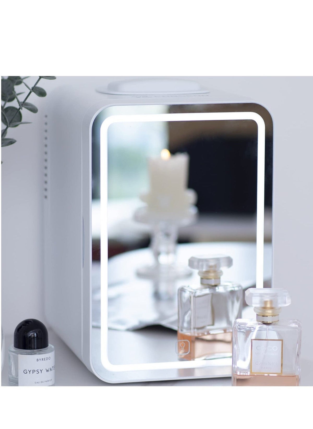 Generic LED Mirrored Fridge Mini Fridge 8 Liters AC DC Thermoelectric ...