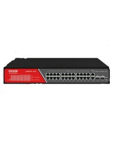 OXION OXION 24-Port Lite Series PoE Switch +2G - 2SFP Gigabit uplink ...