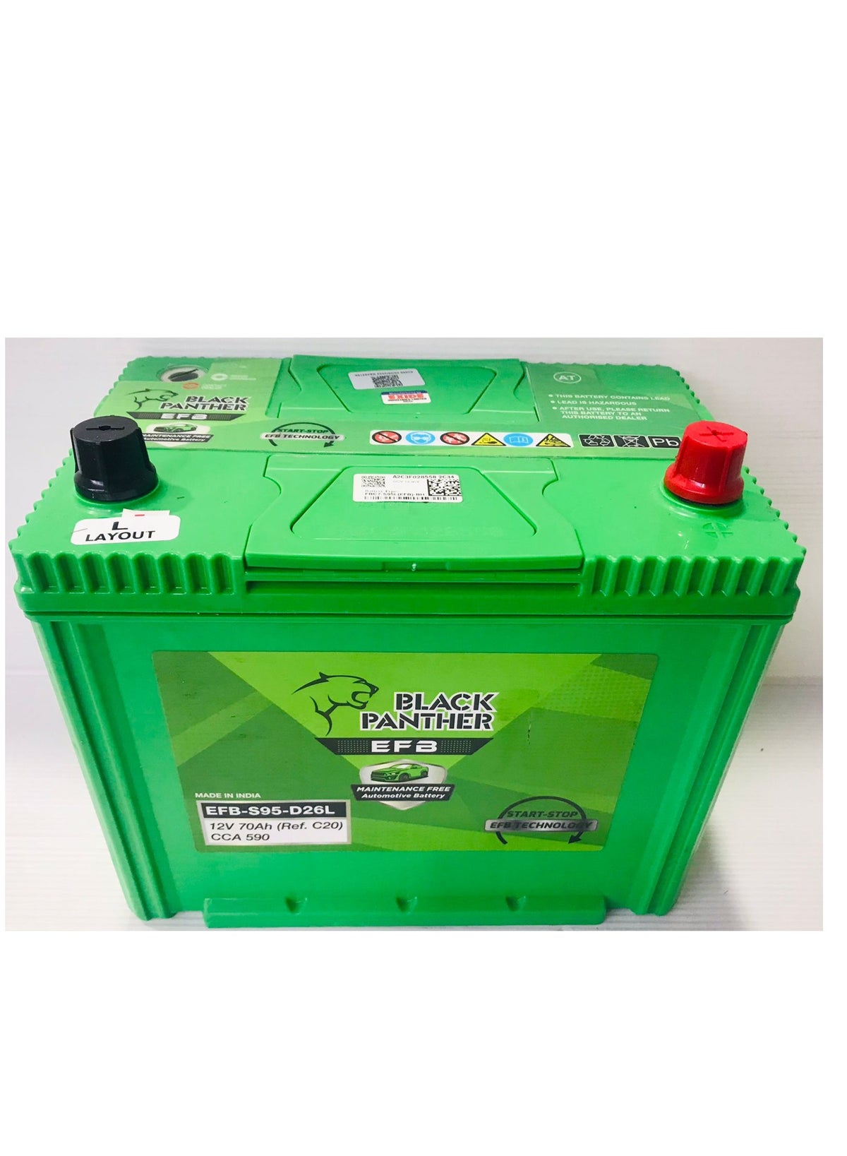 Black Panther EFB Car Battery 12V 70AH Start-Stop Technology | Best ...
