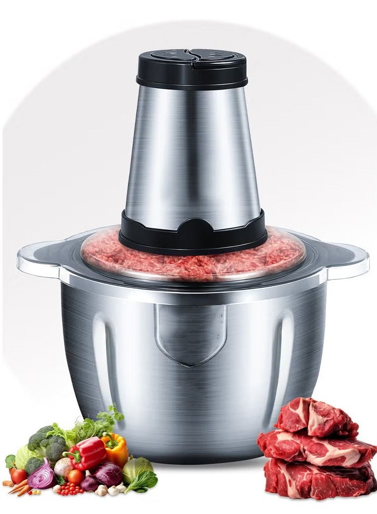Arabest Electric Meat Grinder, Food Processor Blender with 2L Stainless ...