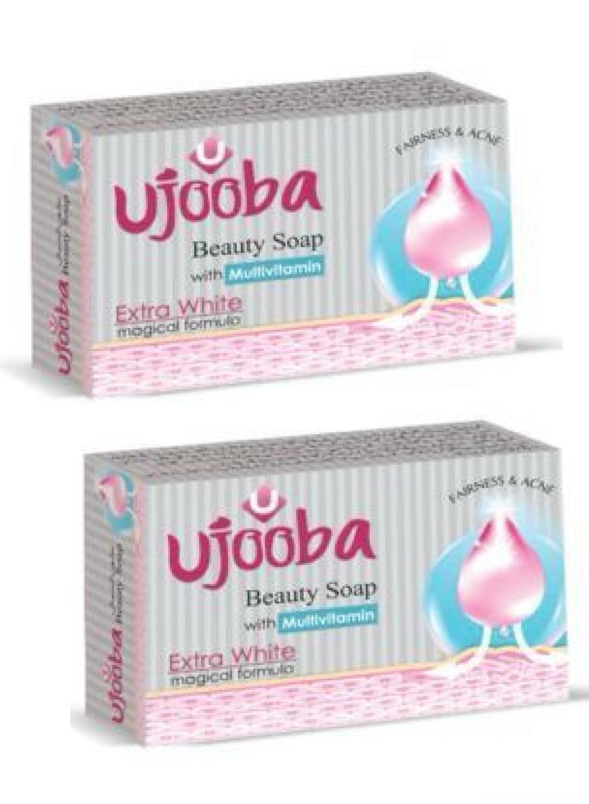 Ujooba Two Pieces of Beauty Soap Whit Multivitamin Extra White Magical ...