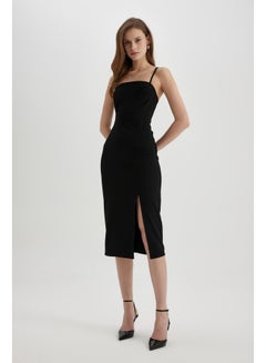 DeFacto Woman Smart Casual Square Neck Short Sleeve Woven Dress Egypt | Cairo, Giza