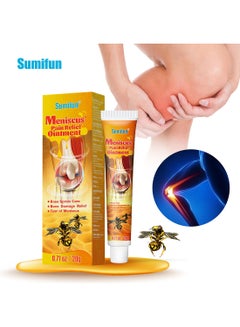 Sumifun Meniscus Pain Relief Ointment, Bee Venom Cream for Joint Shoulders Neck Waist and Legs ...