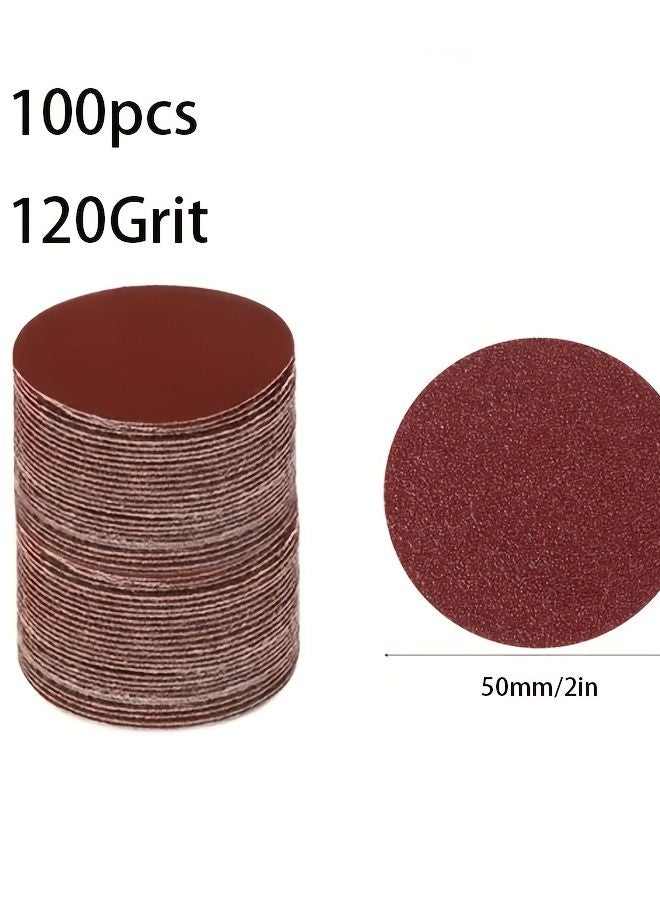 Generic 100 Pack 120 Grit Sandpaper For Metal Wood Plastic Grinding ...