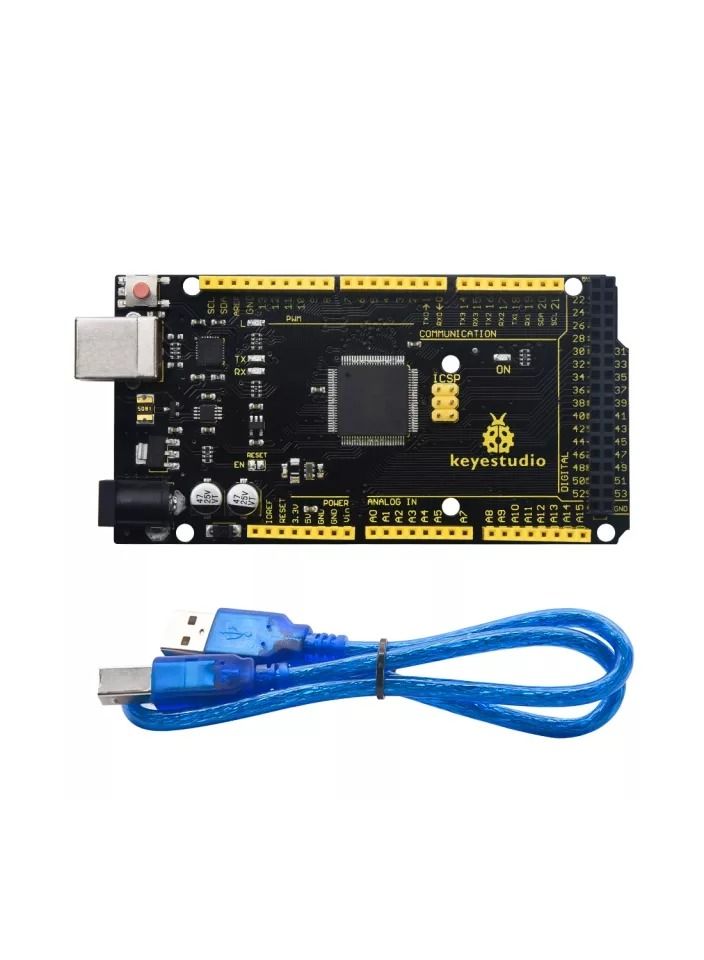 Keyestudio MEGA 2560 R3 Development Board With USB Serial Chip CP2102 ...