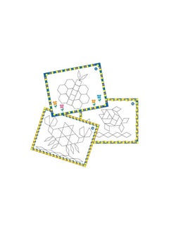 Learning Resources Learning Resources Pattern Block Design Cards Color ...
