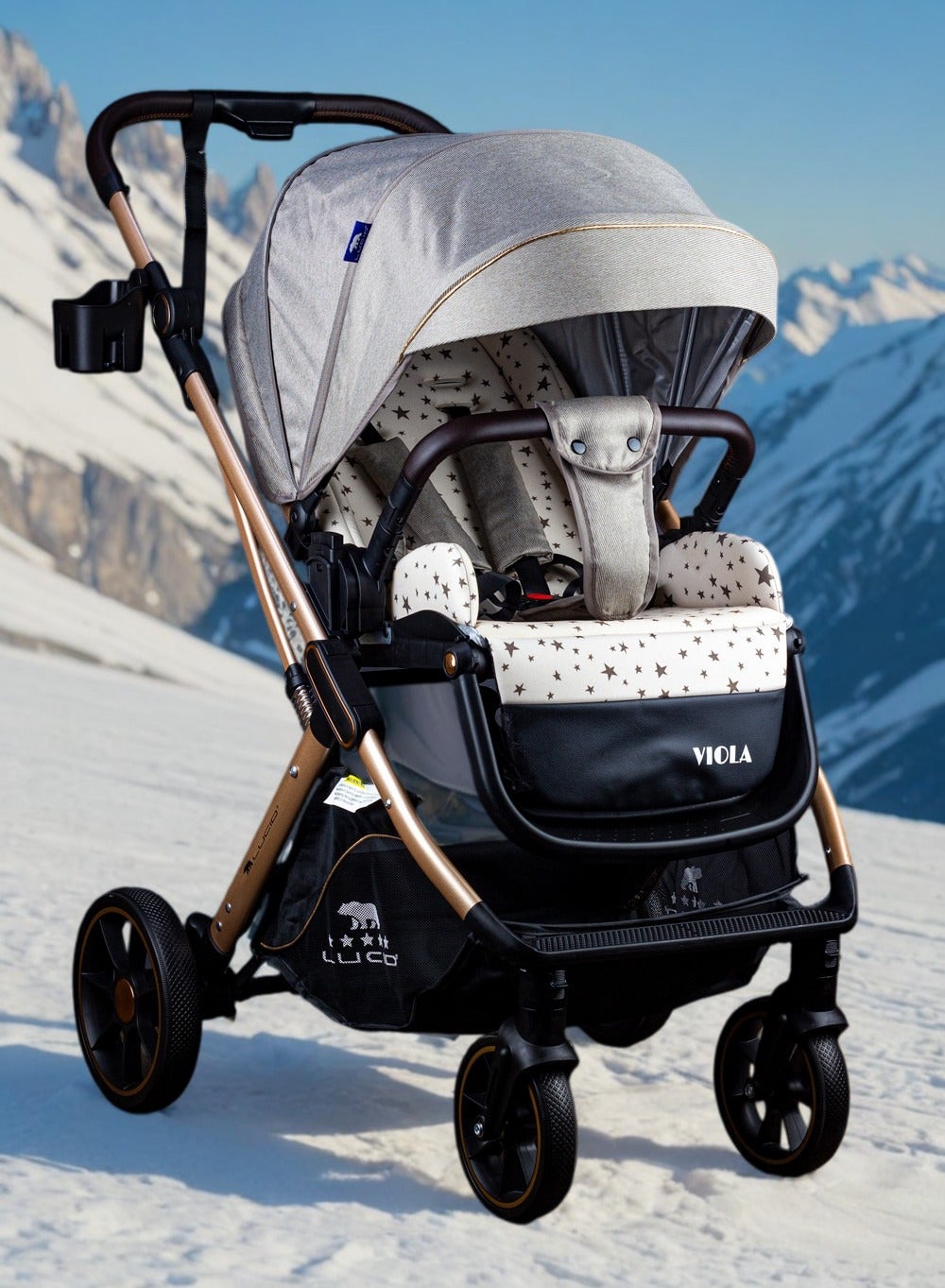 LUCID Luxury Baby Carrycot Stroller with High Density Lining from Lucid ...