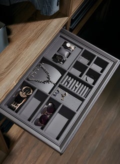 eurocliq Pull Out Wardrobe Drawer for Jewelry Storage with Sliding ...