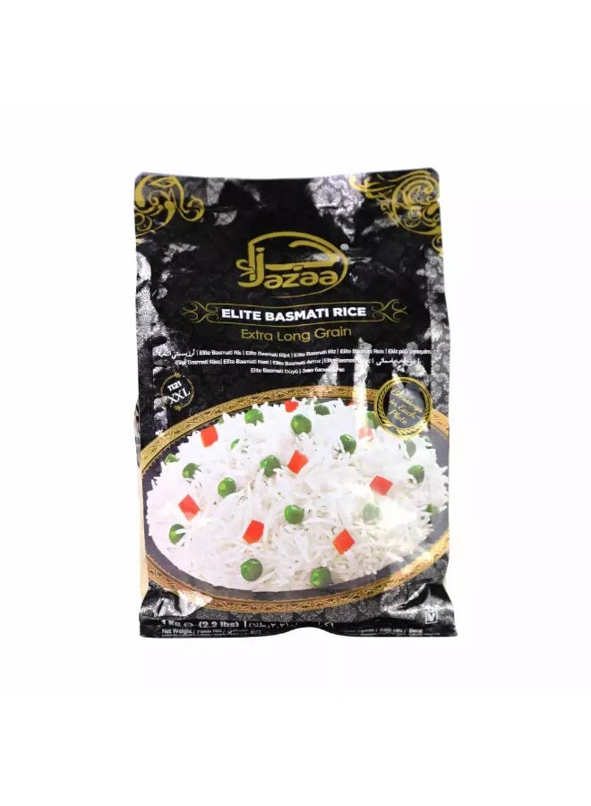 Jazza Jazaa Elite Basmati Rice Extra Long Grain Rice- 1Kg | Best Price ...