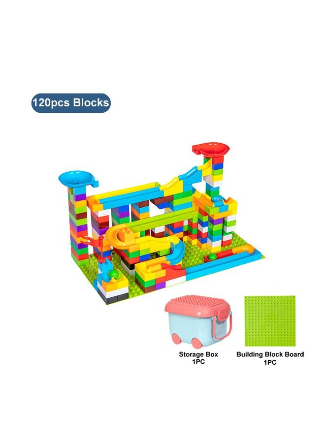 JSAITOYS Environmentally Plastic Friendly Building Blocks Toddlers 120 ...