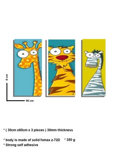 Generic Billboard, 3 pieces, 90 cm x 42.5 cm, 30 mm thick, with high ...