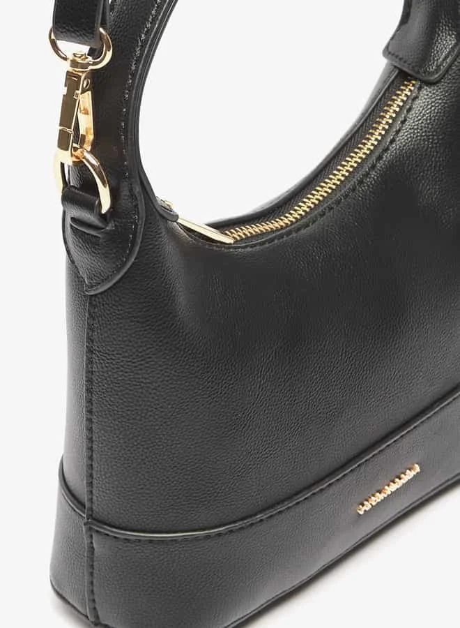 Flora Bella By Shoexpress Women Textured Crossbody Bag with Zip Closure and Adjustable Strap for ...