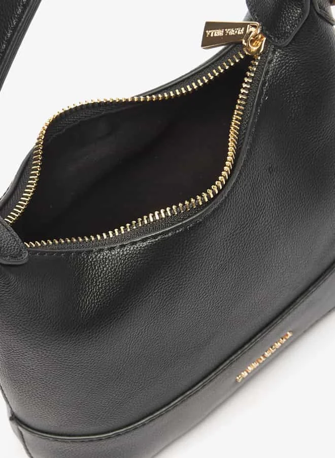 Flora Bella By Shoexpress Women Textured Crossbody Bag with Zip Closure and Adjustable Strap for ...