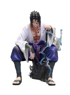 Generic naruto sasuke uchiha 20cm siting pose figure toys KSA | Riyadh ...