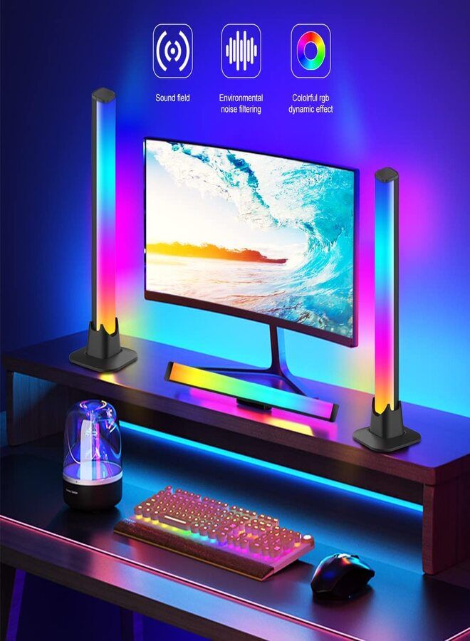 DETREND RGB Light Bar Ambient Lighting Flow Gaming Lights Bar RGB Led ...