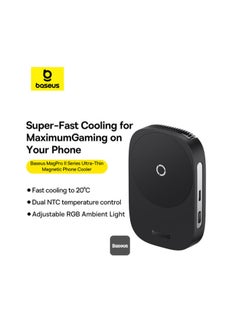 Baseus Baseus MagPro II Magnetic Phone Cooler Perfect for Intensive Gaming Extended Use Black ...