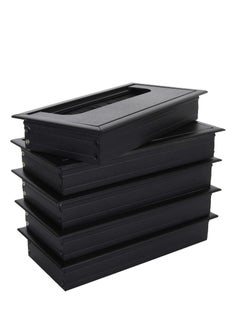 KASTWAVE 5 Pack 160mm Length Black Metal Rectangle Cable Grommets ...
