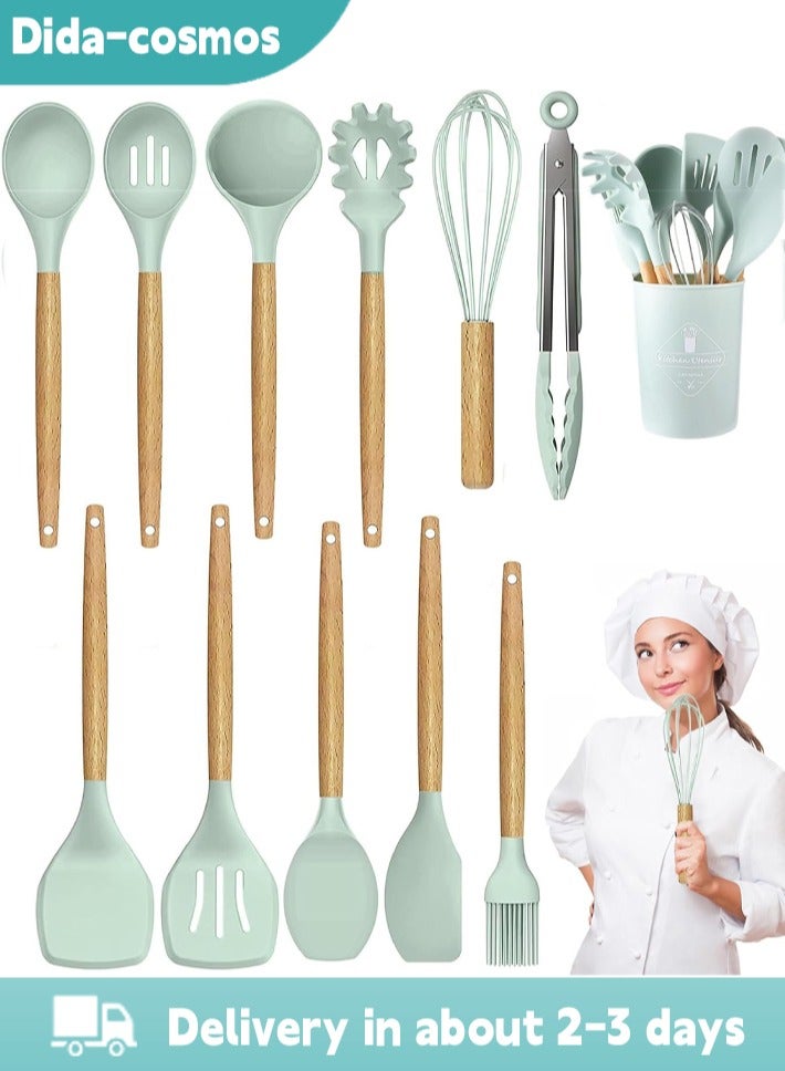 dida-cosmos Dida-cosmos Silicone Cooking Utensils Set of 11 Pieces ...