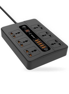 Generic Porodo Universal Power Socket, 6 AC Output 5 USB Port & USB-C ...