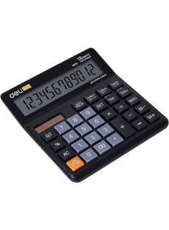 Deli Deli EM01120 LCD Display Screen Calculator, Black | Best Price UAE ...