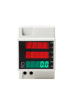 Generic AC80-300V 100A Digital Energy Meter DIN Rail Multimeter ...
