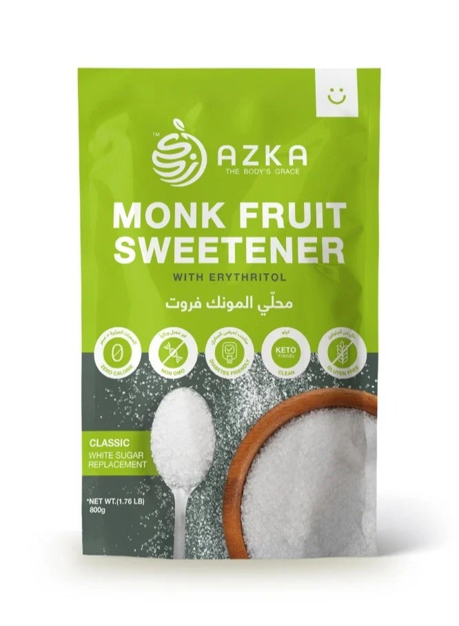 AZKA Monk Fruit Sweetener , Classic (800G) | Best Price KSA | Riyadh ...