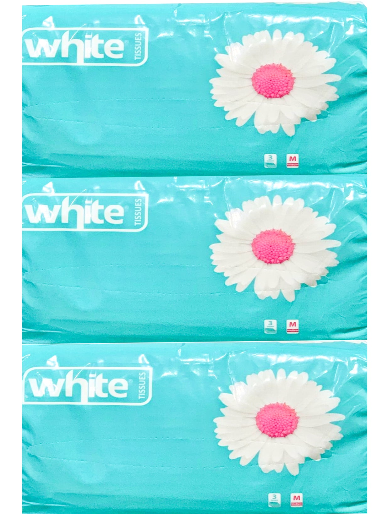 White Facial Tissues 500 Tissue Pack of 3 | Best Price Egypt | Cairo, Giza