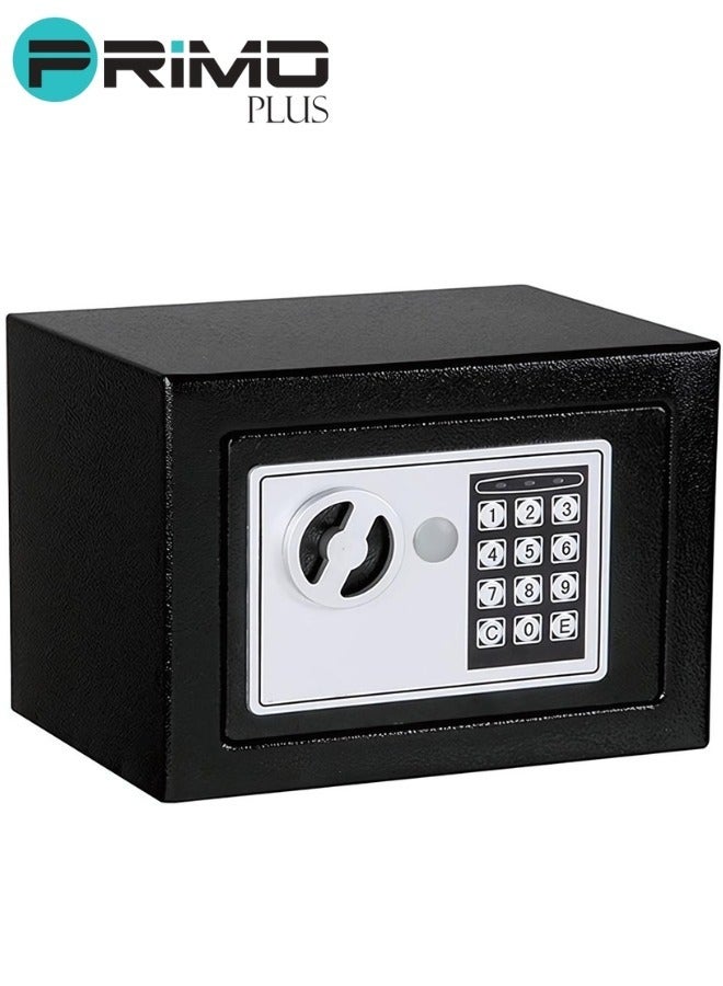 PRIMO PLUS Compact Electronic Safe with Dual Locking System - Secure ...