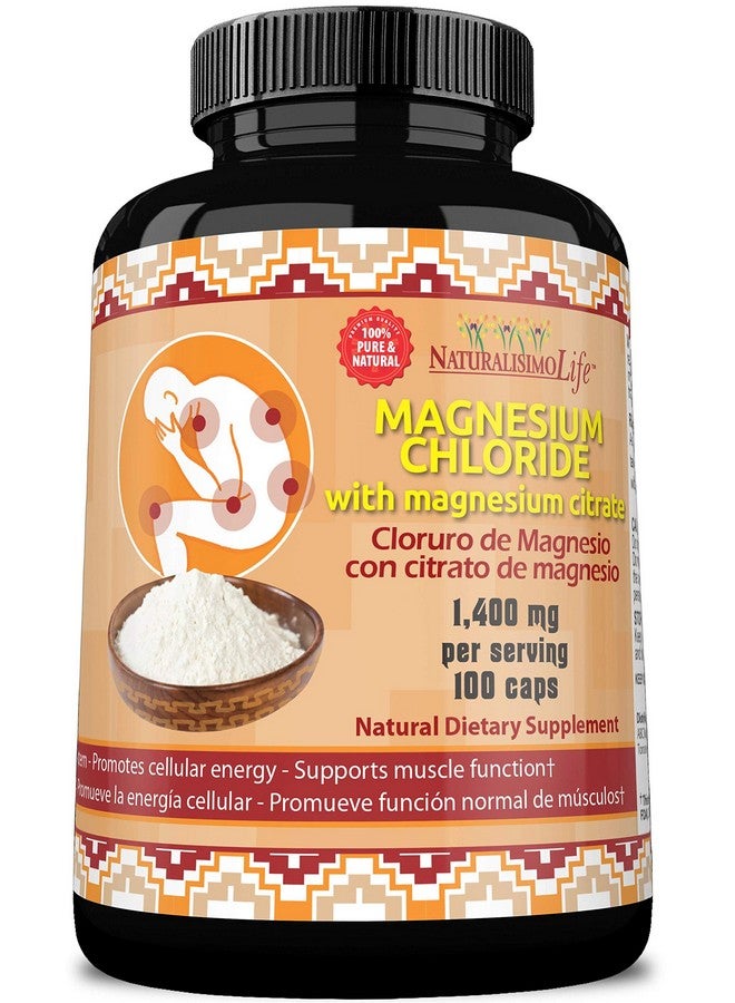 NaturalisimoLife Magnesium Chloride (Cloruro de Magnesio) 1,400 per ...