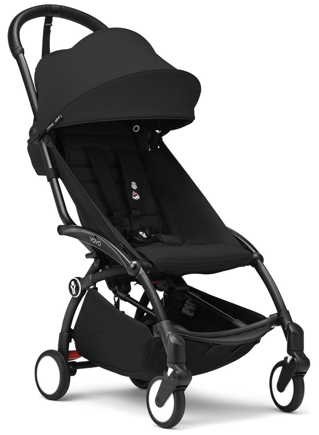 STOKKE YOYO3 Complete Stroller Set - Black Frame With Colour Pack, 6 ...