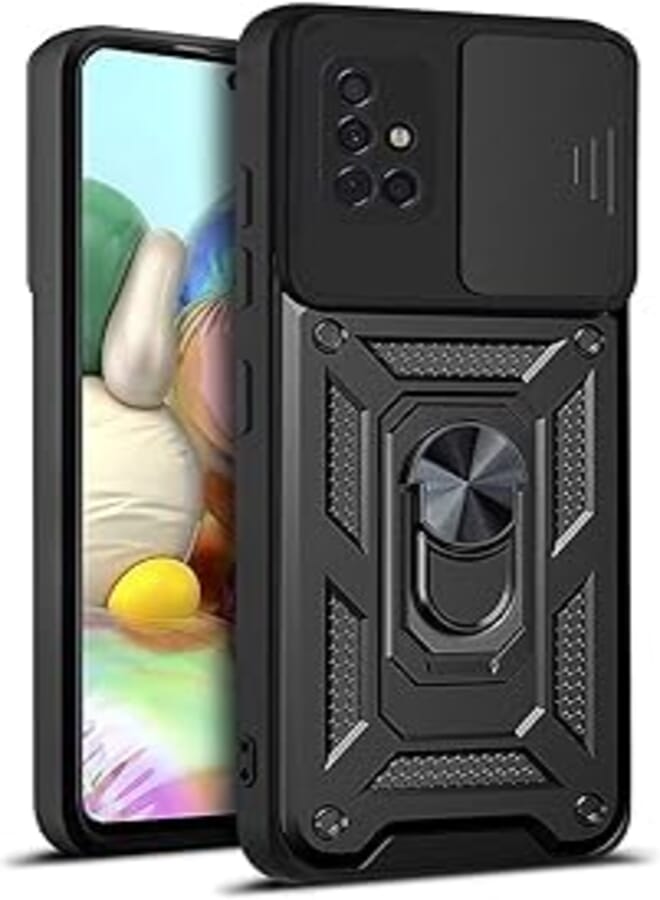 Generic Samsung Galaxy M51 Case Cover with Camera Slider Cover Built-in ...
