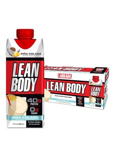 LABRADA Lean Body Ready-to-Drink Protein Shake Pina Colada 17 Fl Oz ...