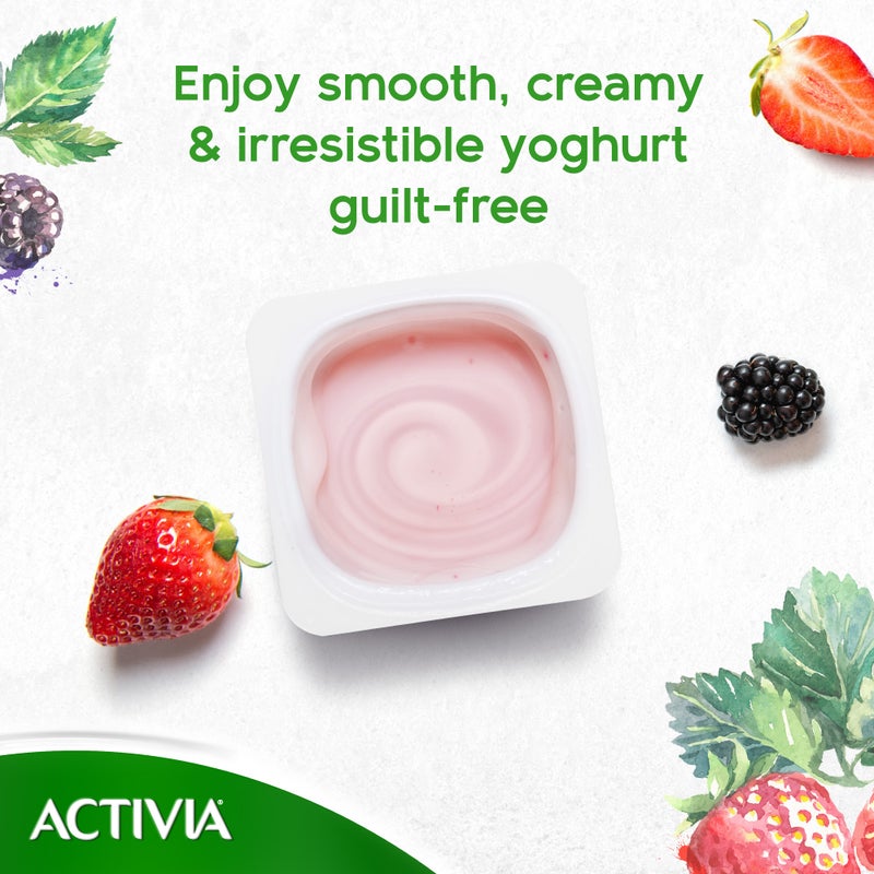 Buy Activia Stirred Yoghurt Low Fat Mixed Berries 6+2 Free Online | 15 ...