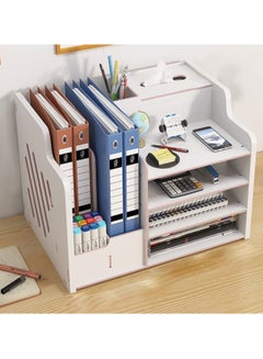 Arabest Office Desk Organizer and Accessories with 6 Compartments ...